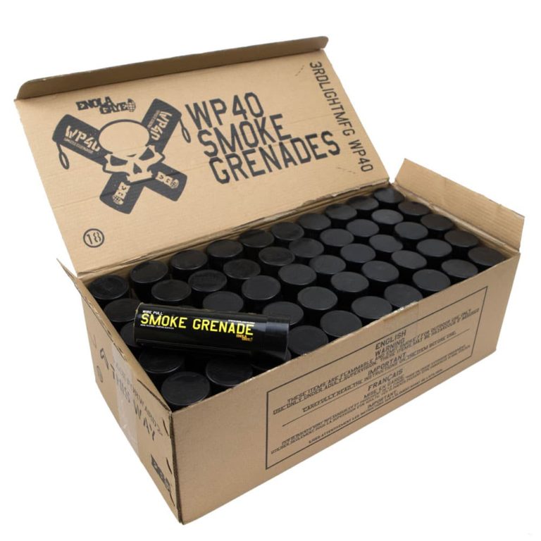 WP40: Wire Pull® Smoke Grenade (x50) - EG Grenade Co.